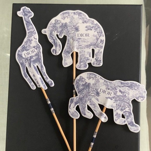 Dior | Accents | Dior Animal Cake Toppers Set Of 3 | Poshmark
